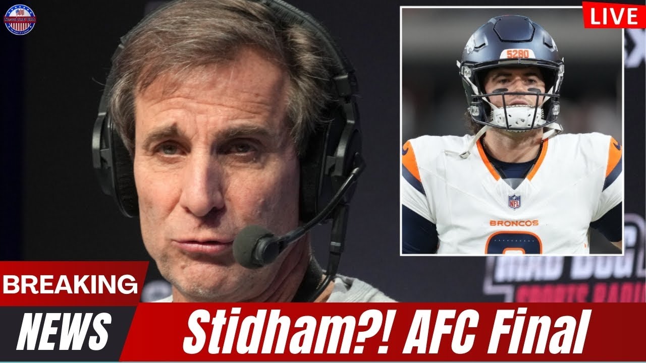 Jarrett Stidham Starts AFC Title? Shocking NFL Twist Fans React🔴 LIVE ...