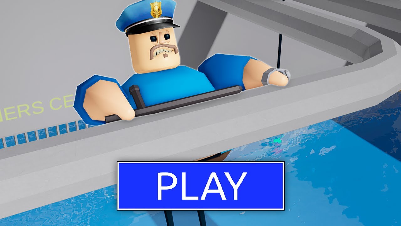 WATER MODE! NEW BARRY'S PRISON RUN! New Scary Obby! OBBY WALKTHROUGH ...