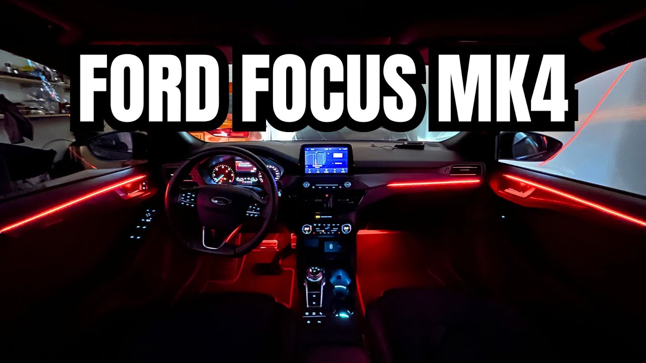 Come montare kit RGB luci interni in una Ford Focus MK4 - YouTube