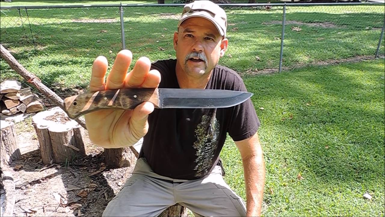 PKS Custom Scorpion Knife Specs - YouTube