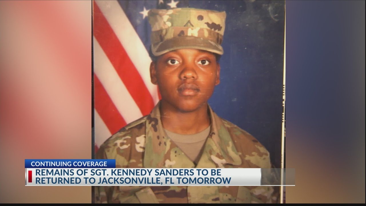 Waycross daughter Army Sgt. Kennedy Sanders set to return home - YouTube