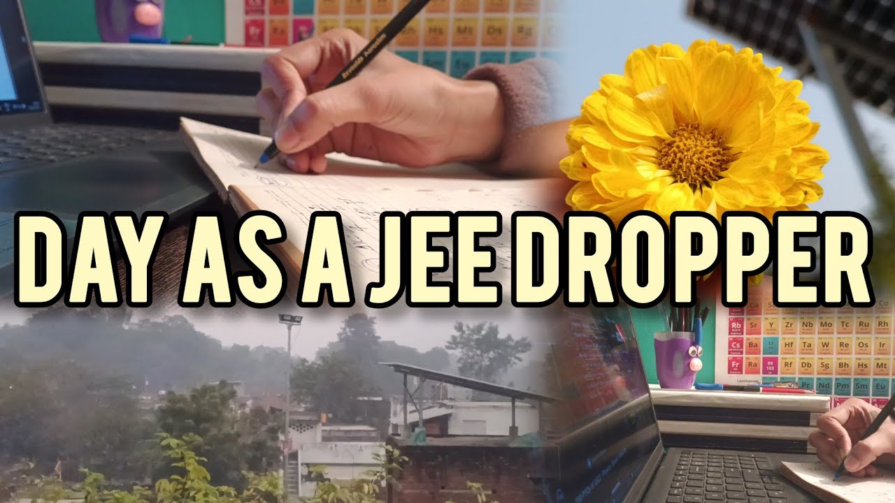 A day as a JEE DROPPER 🩷 - YouTube