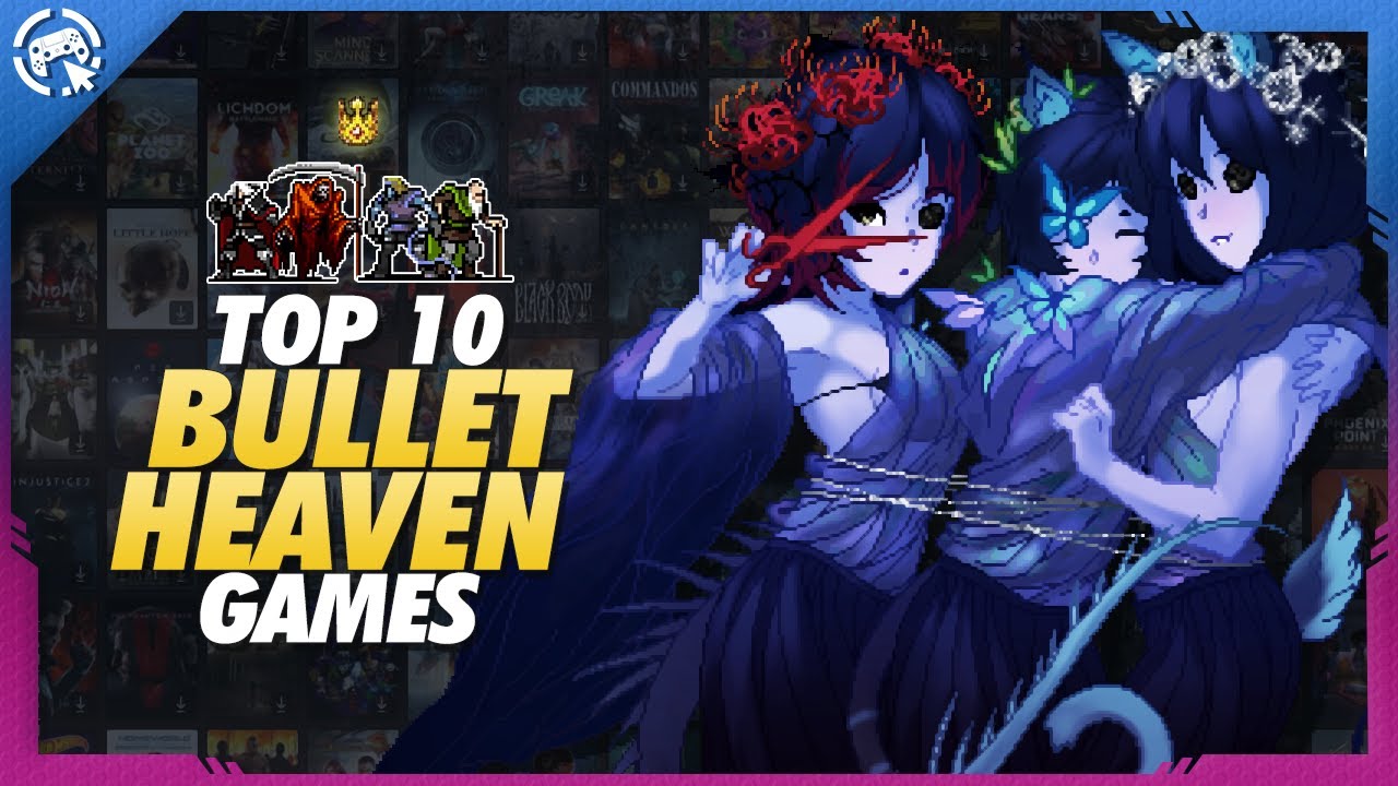 TOP 10 BULLET HELL/HEAVEN GAMES - YouTube