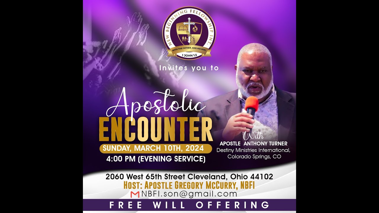 Apostle Anthony Turner ( Destiny Ministries International) NBFI 2024 ...