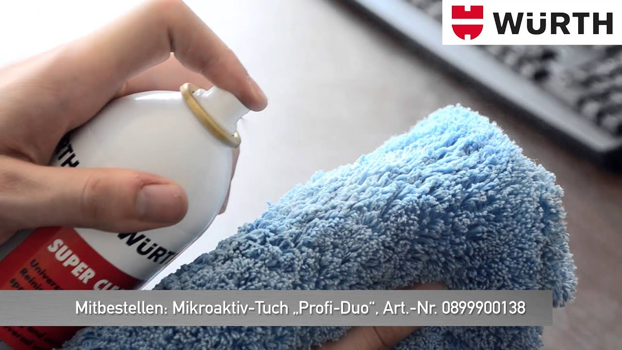 Würth Allzweckreiniger SUPER CLEAN - YouTube