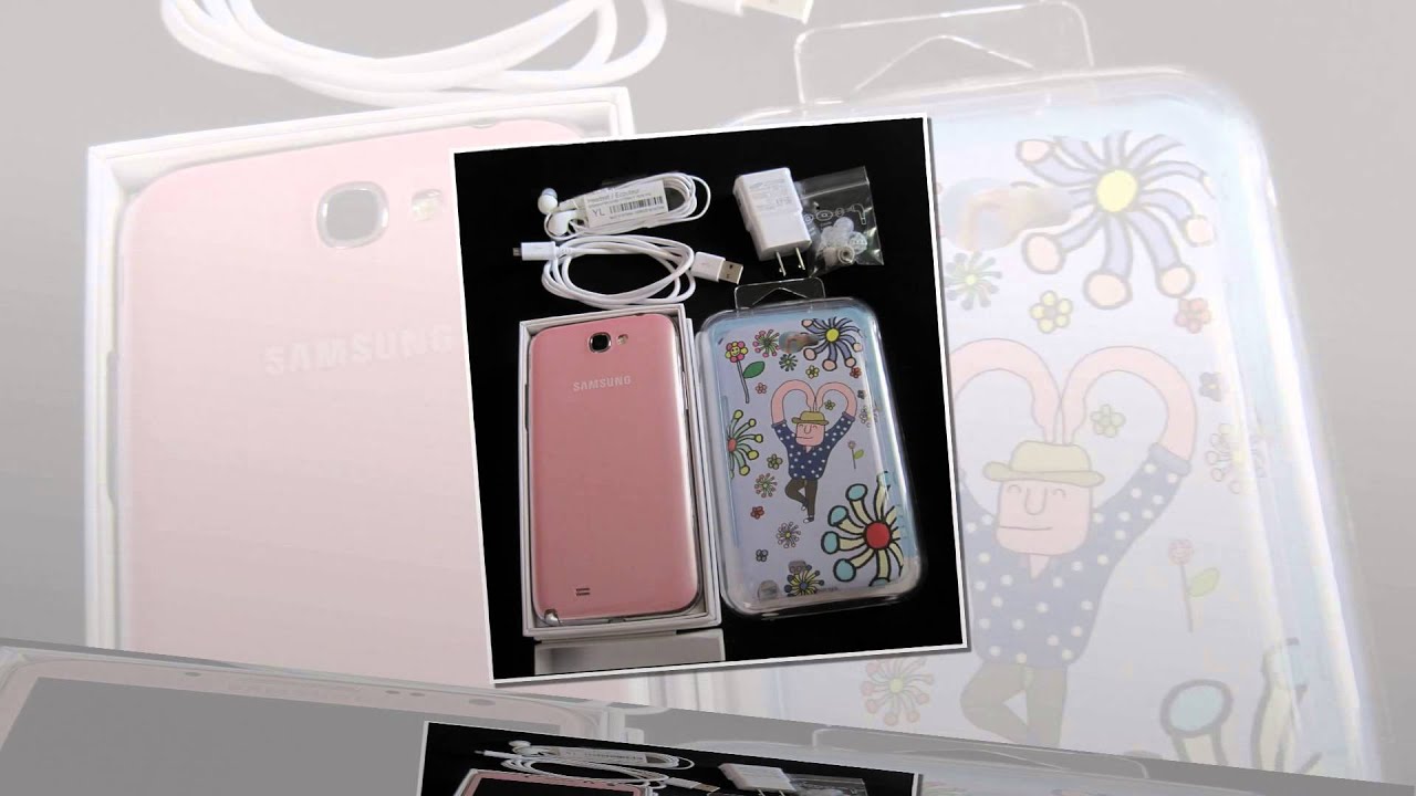 Samsung Galaxy Note 2 Pink (โน๊ต 2 สีชมพู) - YouTube