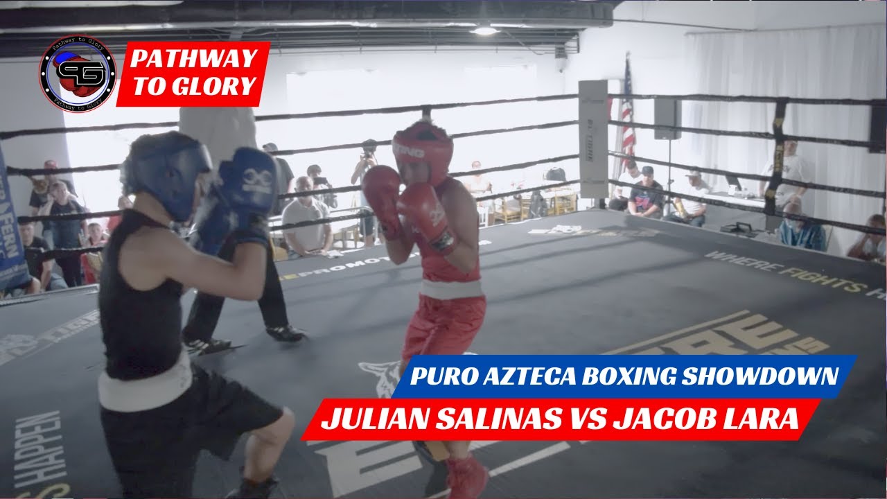 Julian Salinas vs Jacob Lara Puro Azteca Boxing Showdown #boxing #fight ...