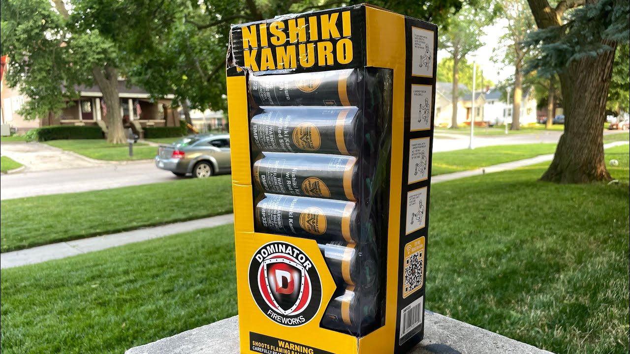 5” Nishiki Kamuro Firework Shells by Dominator Pro! - YouTube