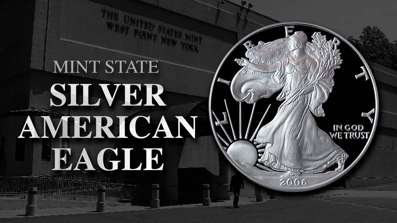 1 oz. Mint State Silver American Eagle - YouTube
