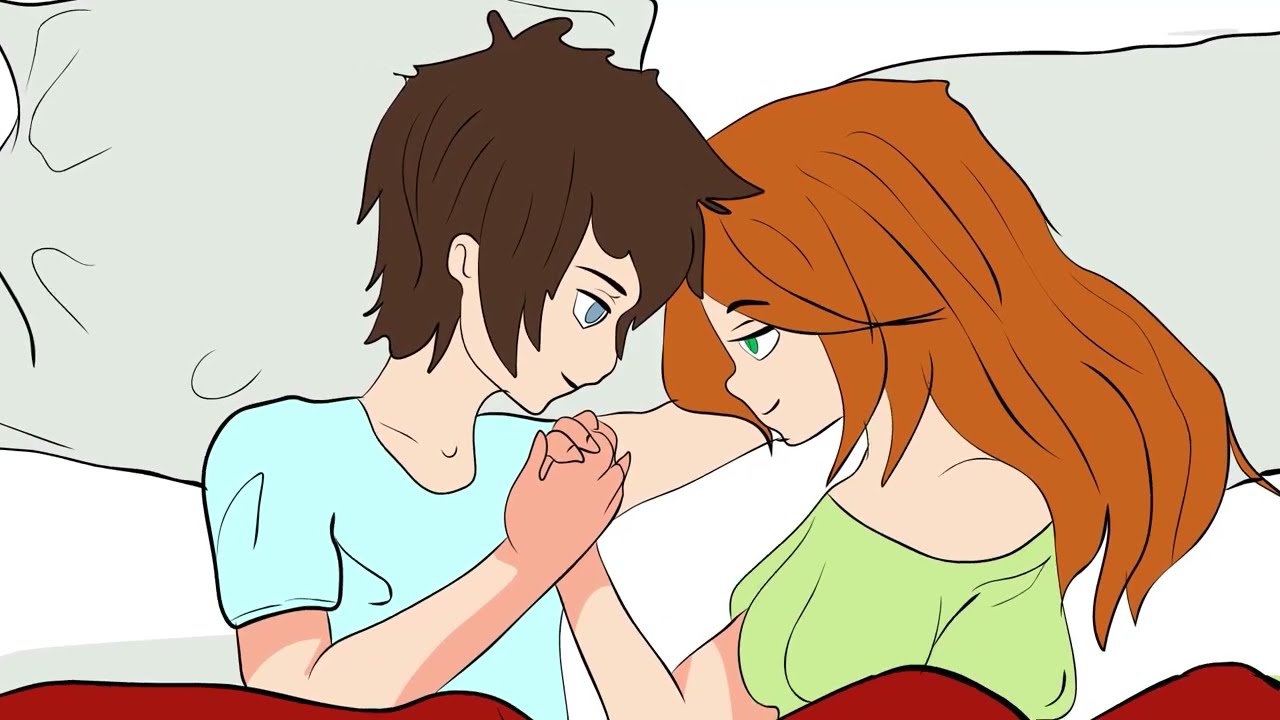 벽에 끼임 - Alex and Steve | Minecraft Anime Animation EP 25 - YouTube