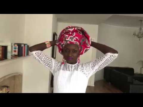 Moussor Fête de Tabaski - Headwrap Tuto - Gele revisité - YouTube