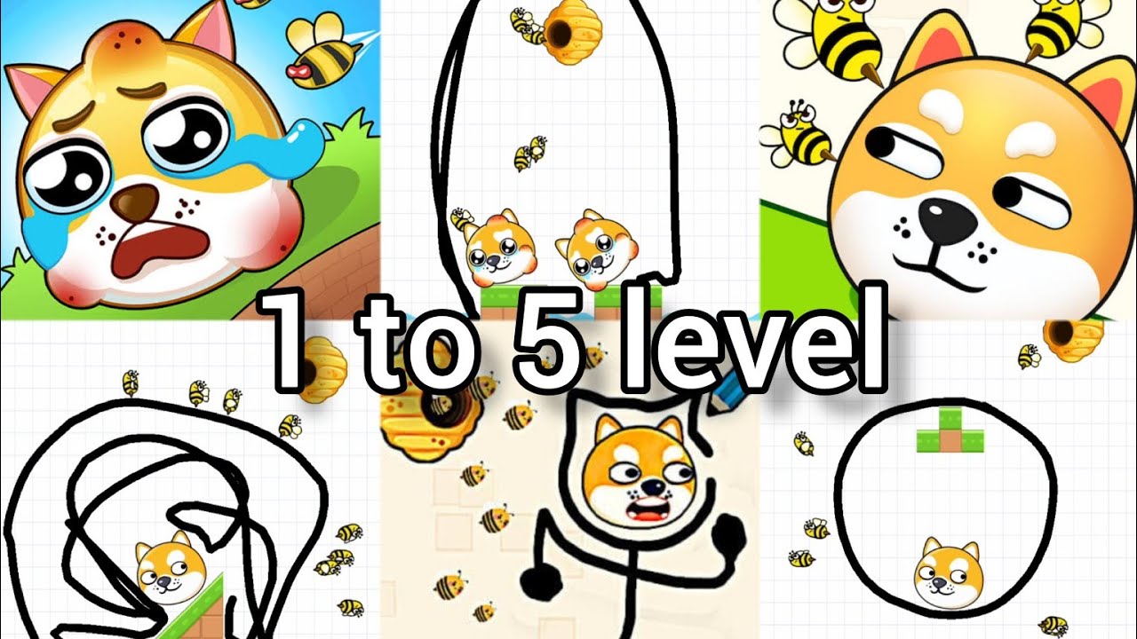 save the dog game level 1 to 5 gameplay ios Android - YouTube