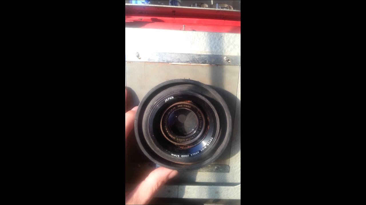The sound of a working Goerz Dagor Lens f:6.8 Series III No 5 Focus 10 ...