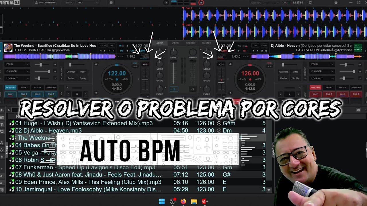 Como desativar AUTO SYNC - AUTO BPM no VirtualDJ - YouTube