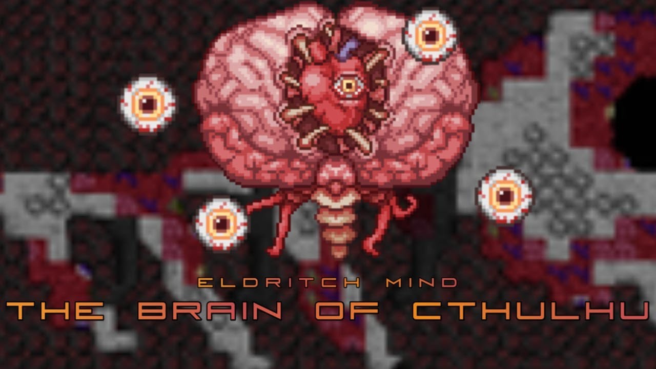 Brain Of Cthulhu Rework - Terraria MEAC Demo Mod (Melee) - YouTube