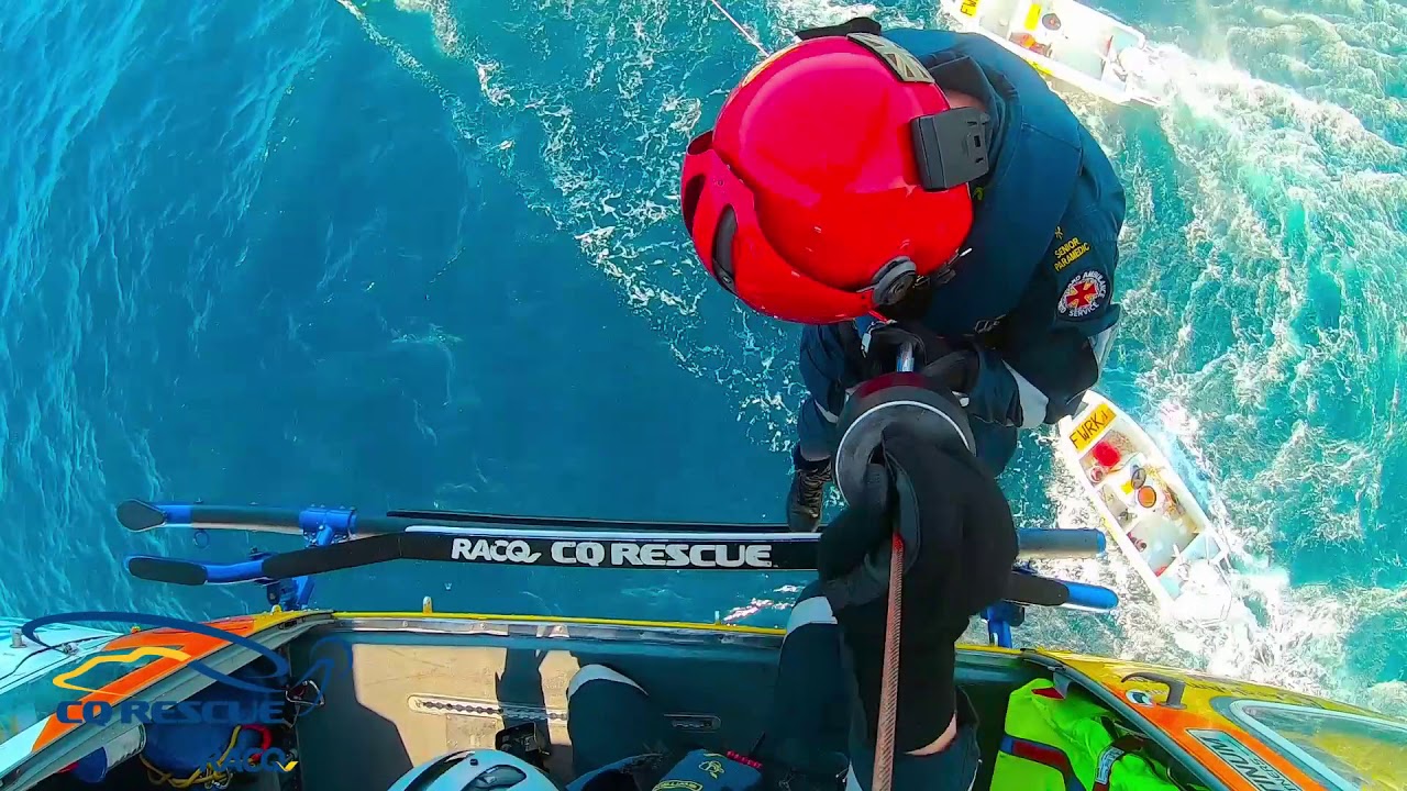 Spotlight on winch from Paul Reef by RACQ CQ Rescue - YouTube