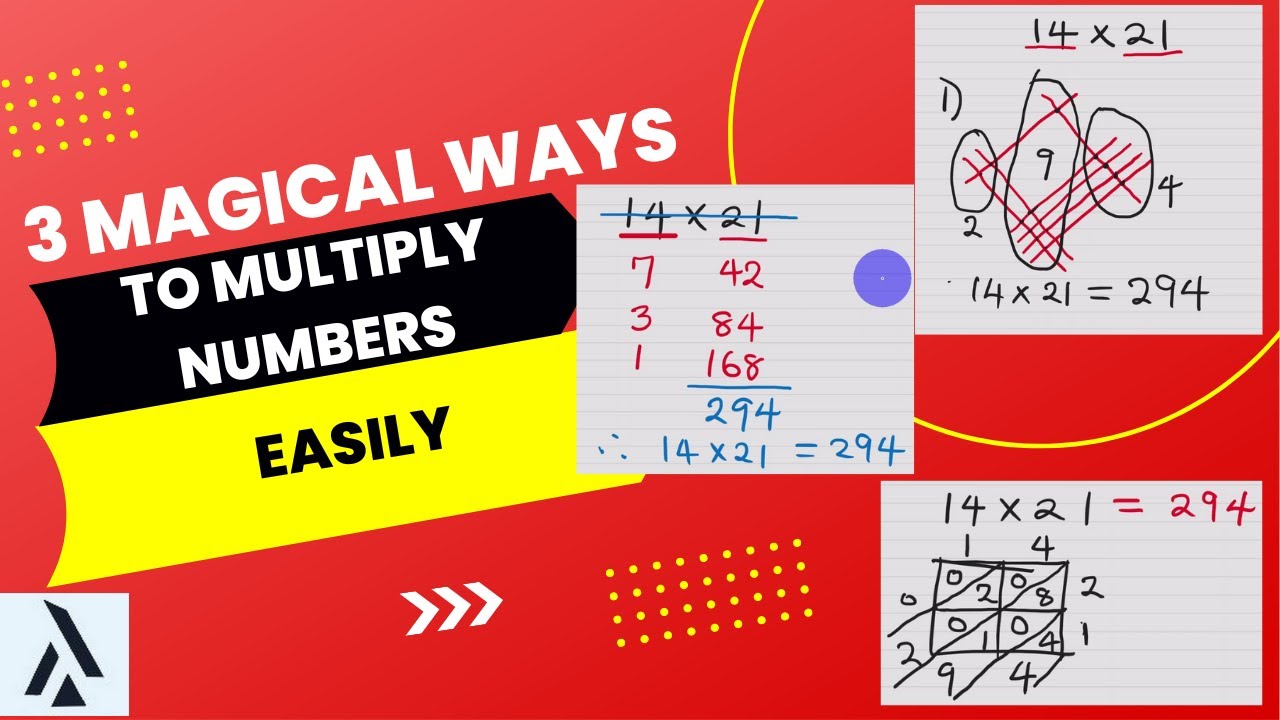 3 DIFFERENT METHODS TO MULTIPLY SAME NUMBER EASILY - YouTube