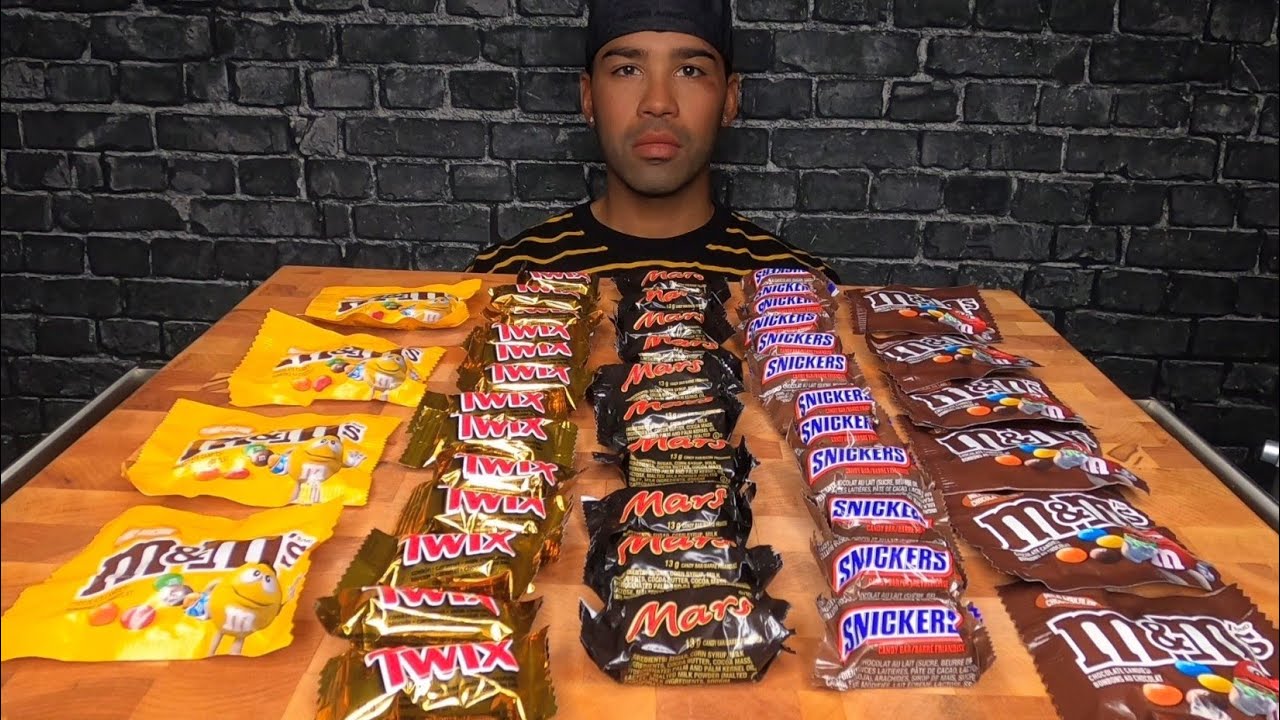 (ASMR) CHOCOLATE BARS MUKBANG - YouTube
