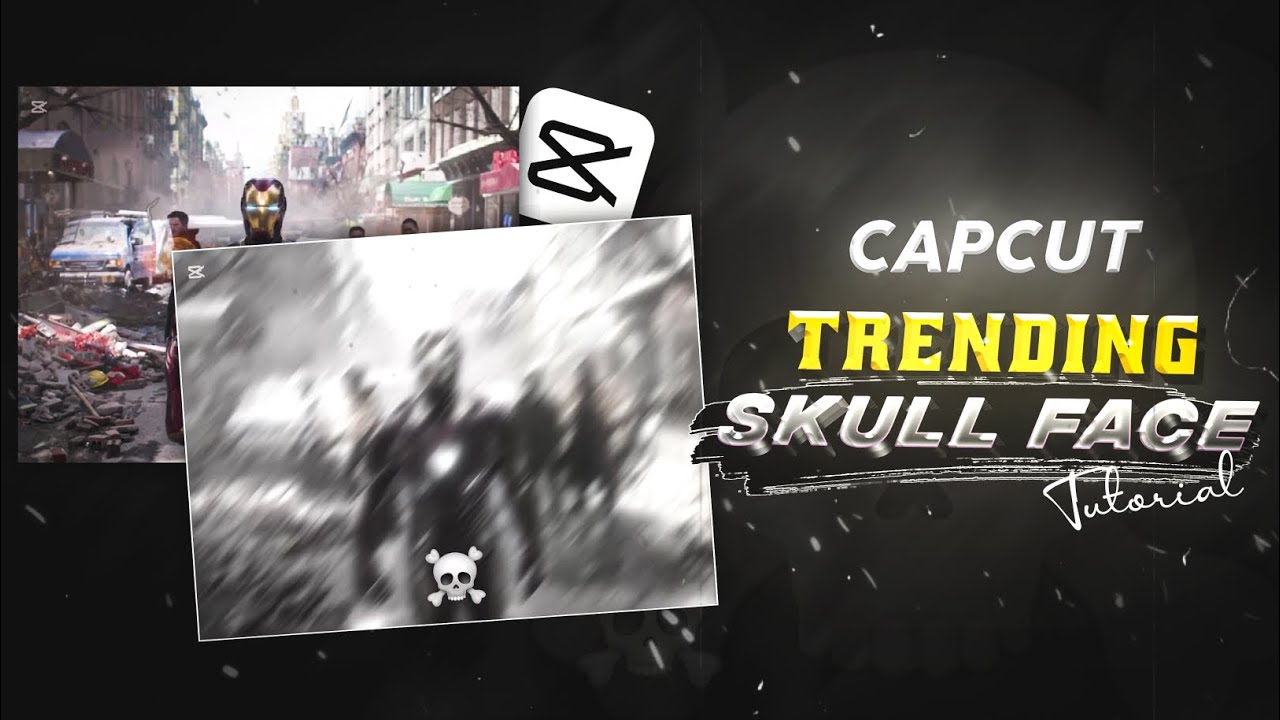 Capcut trending skull face edit tutorial 💀 - YouTube