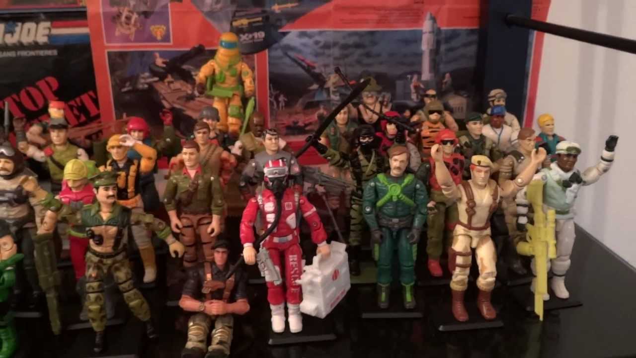 GI JOE - ACTION FORCE HASBRO HUGE COLLECTION VINTAGE - YouTube