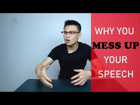 How do I still MESS UP my speech after all those preparations??? - YouTube