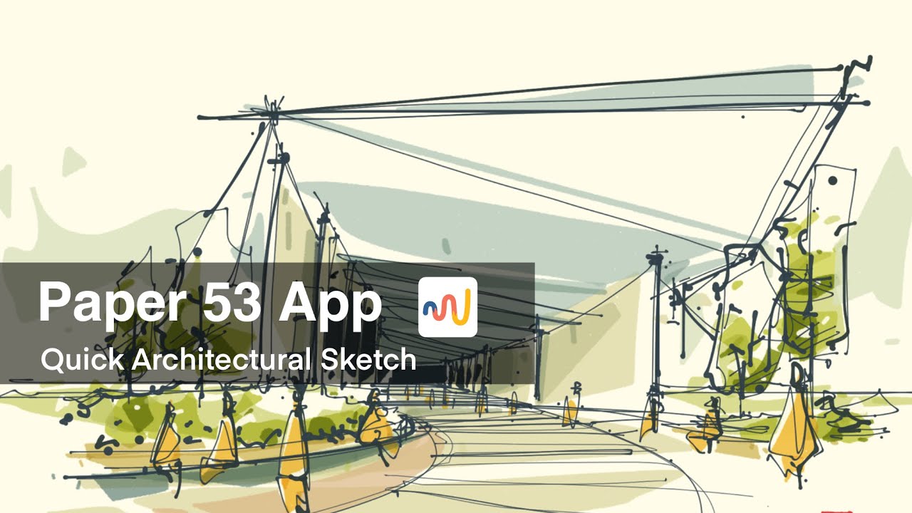 Paper53 / Quick Architectural Sketch - YouTube