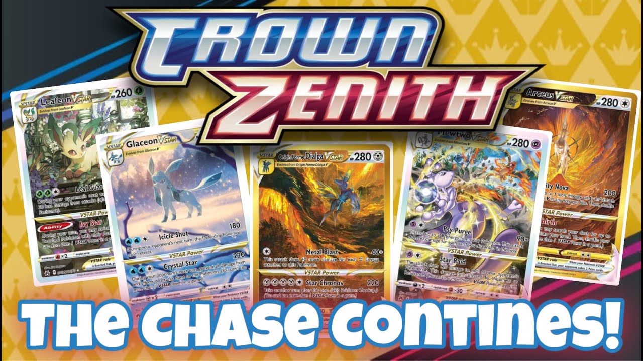 The Chase Continues With Crown Zenith Pokemon Cards Opening! Lots Of ...