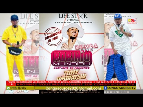 Tournée Européen ROBINIO MUNDIBU Concert LIVE à PARIS. - YouTube
