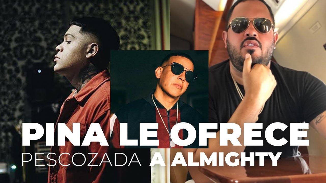 PINA RECORD LE OFRECE UNA PESCOZADA A ALMIGHTY POR DADDY YANKEE - YouTube