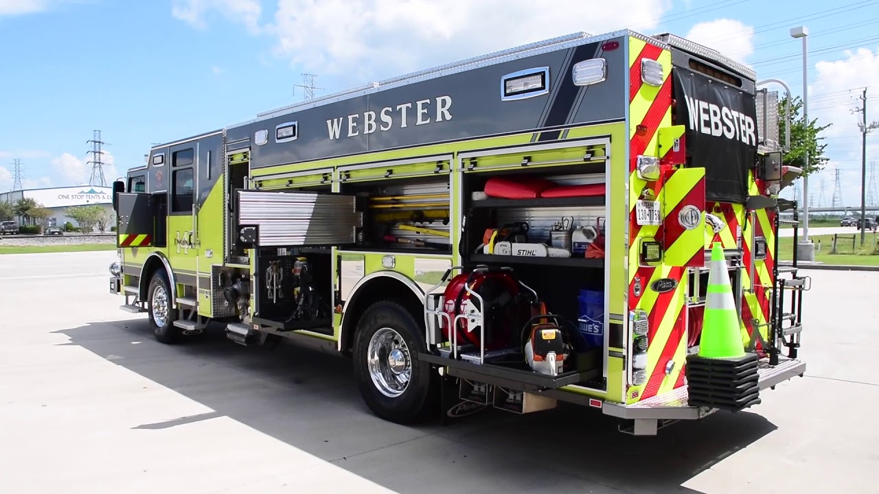 Truck Walk-Around: Webster's Pierce Velocity PUC Pumper - YouTube