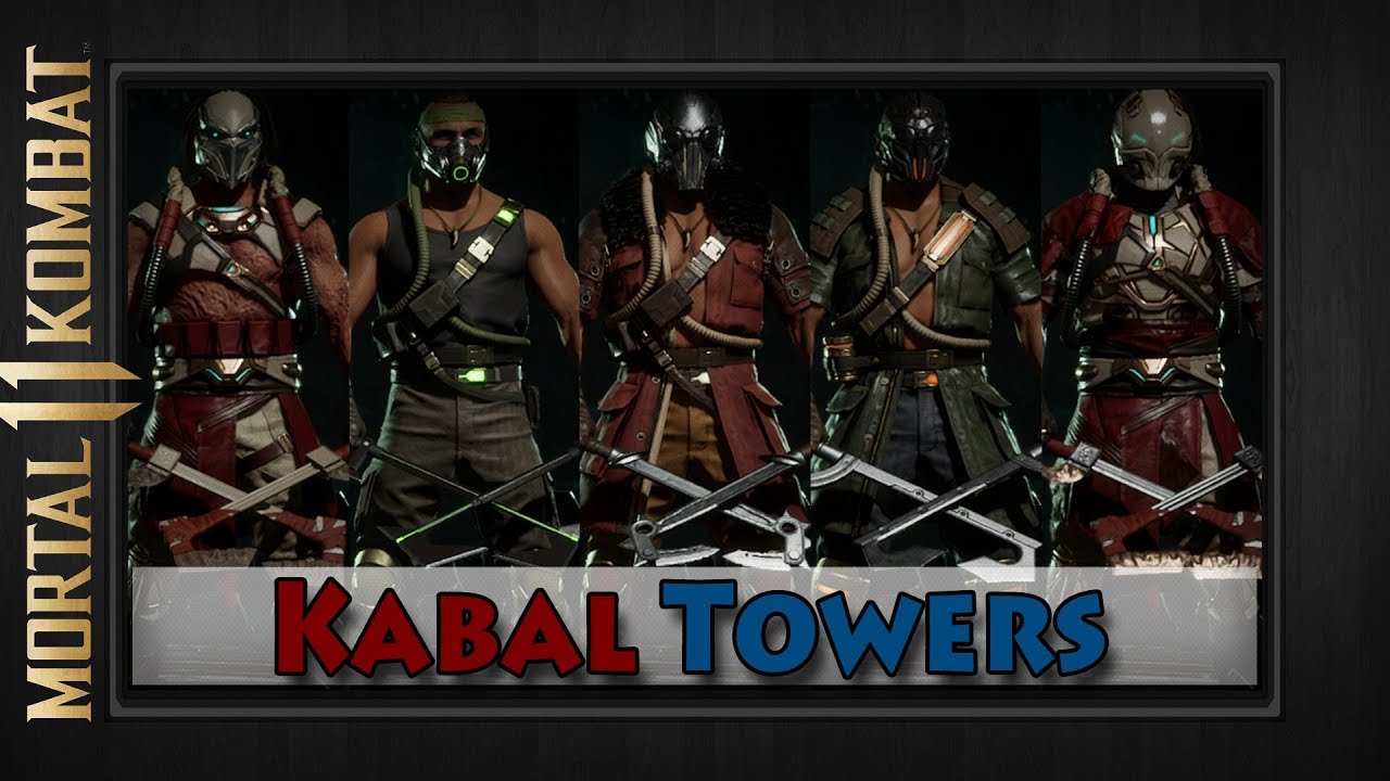 ALL 5 KABAL CHARACTER STAGES | Mortal Kombat 11 | Gear Skins MK11 ...