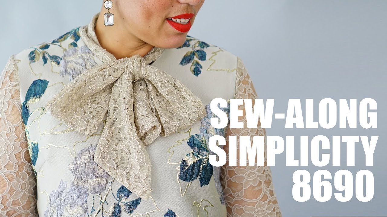 SIMPLICITY PATTERN #8690 SEW ALONG - YouTube