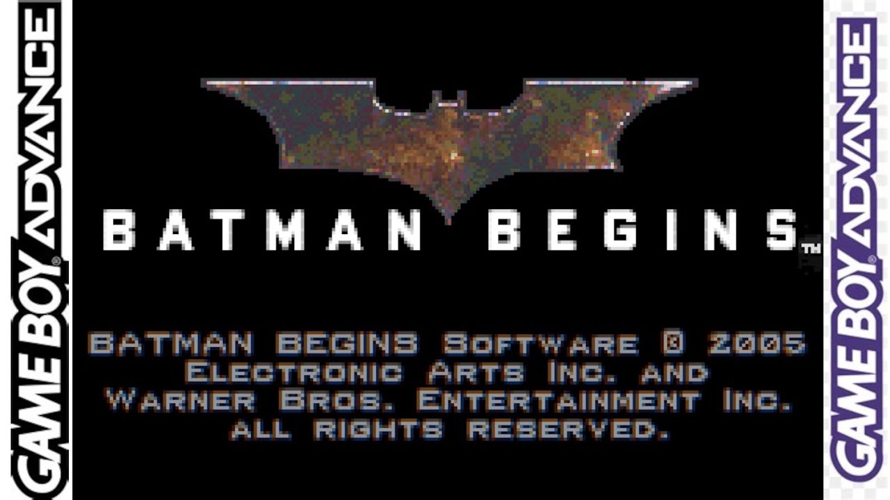 Batman Begins Game Boy Advance Longplay Playthrough EA Games 2005 100% ...