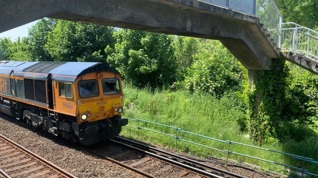 Class 66 | 66726 ‘Sheffield Wednesday’ | GB Railfreight - GBRf - YouTube