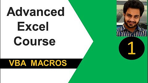 Advanced Excel (VBA & Macros) - Step by Step - YouTube