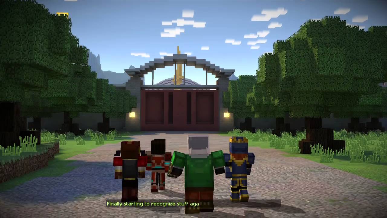 Stitch plays Minecraft Story Mode episode 5 part 2 lava house - YouTube