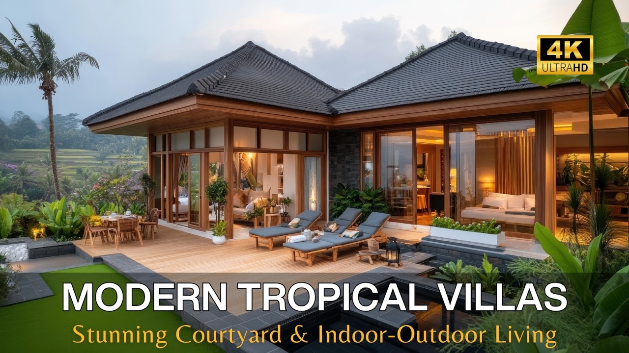Modern Tropical Villas Luxurious Open-Concept Homes with Stunning ...