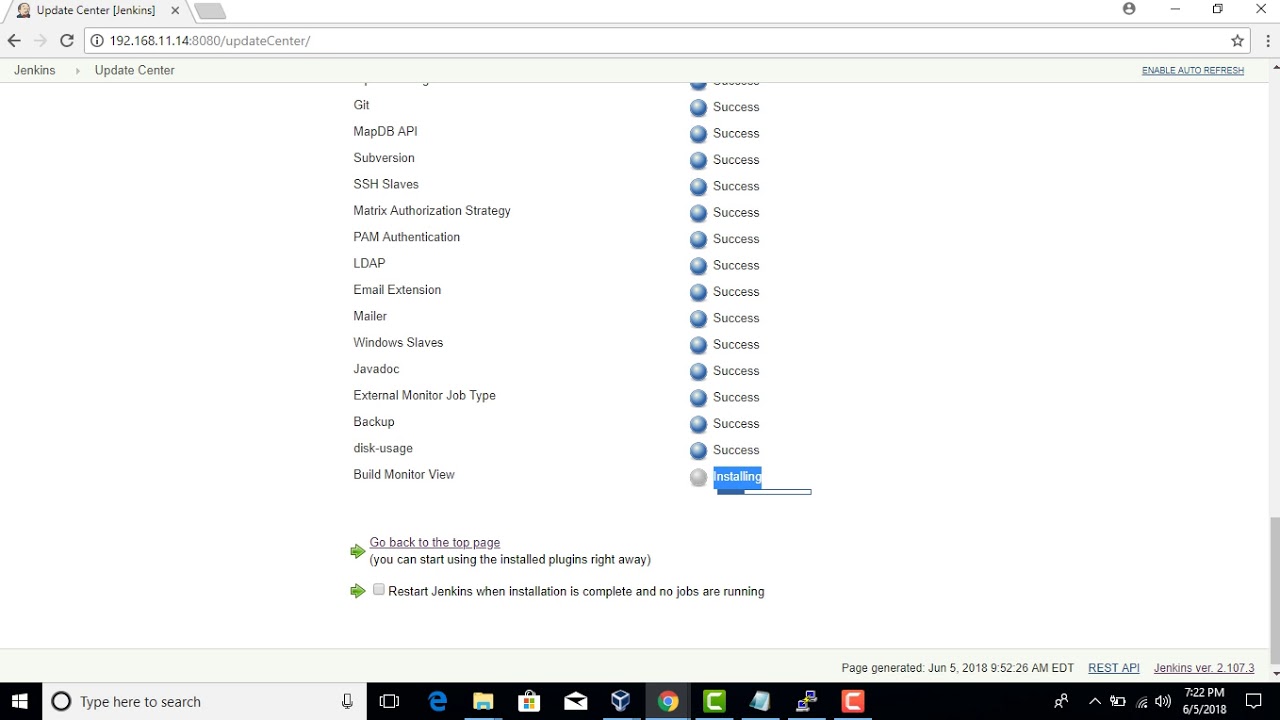 16 Monitoring a Jenkins Job using a Build Monitor View - YouTube