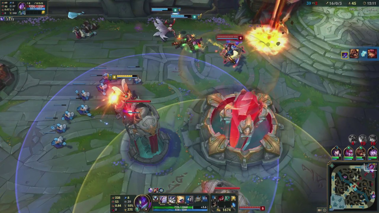 Ryzen Monkey RX 570 + 1500X League of Legends Gameplay FPS Test - YouTube