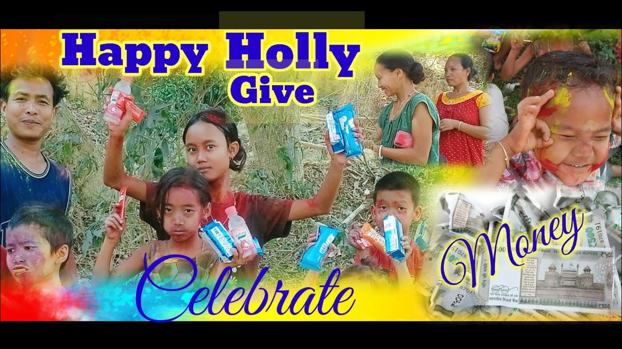 Happy holly day playing with children 2025ll chraiha rau bai holly ...