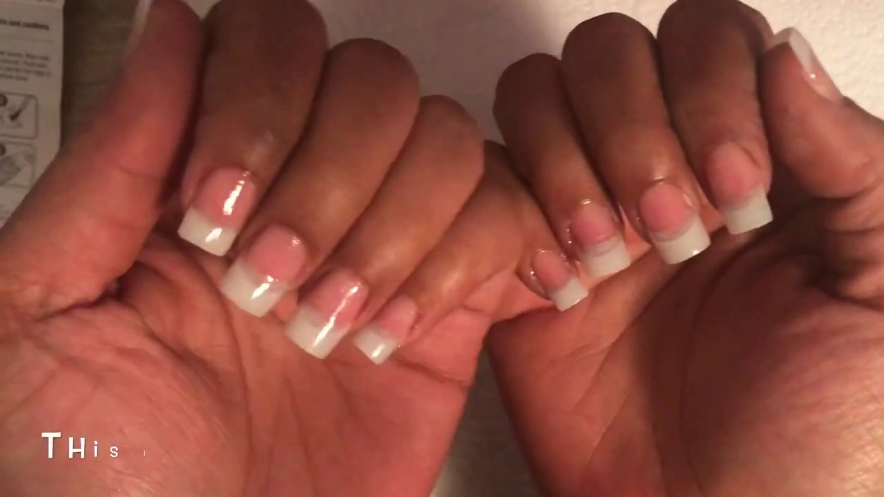 Diy Easy Gel Nail Tutorial Featuring Kiss Brush On Gel Nail Kit Youtube