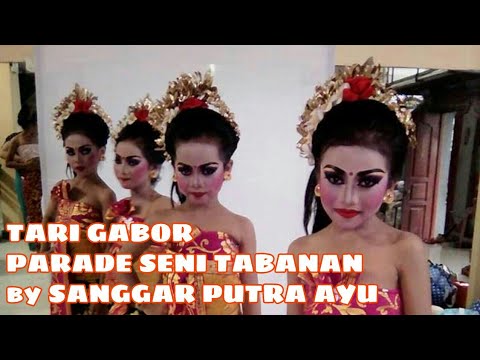 Tari Gabor di Parade Pentas Seni 2018 Tabanan - YouTube