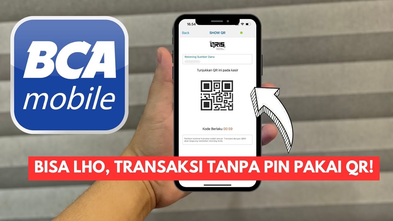 Cara Menampilkan Barcode QR BCA Mobile (QRIS) | Gak Pake Lama - YouTube