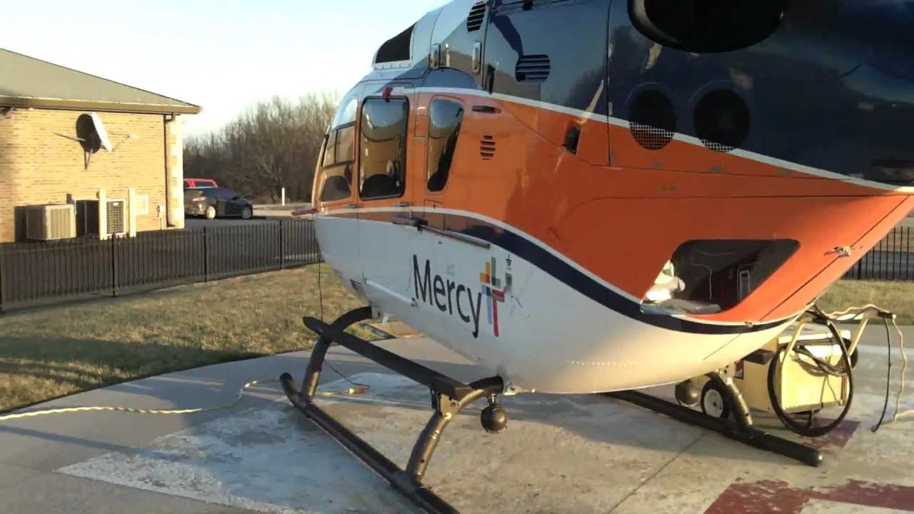 *NEW* EC-135 Medevac Mercy Hospital - YouTube