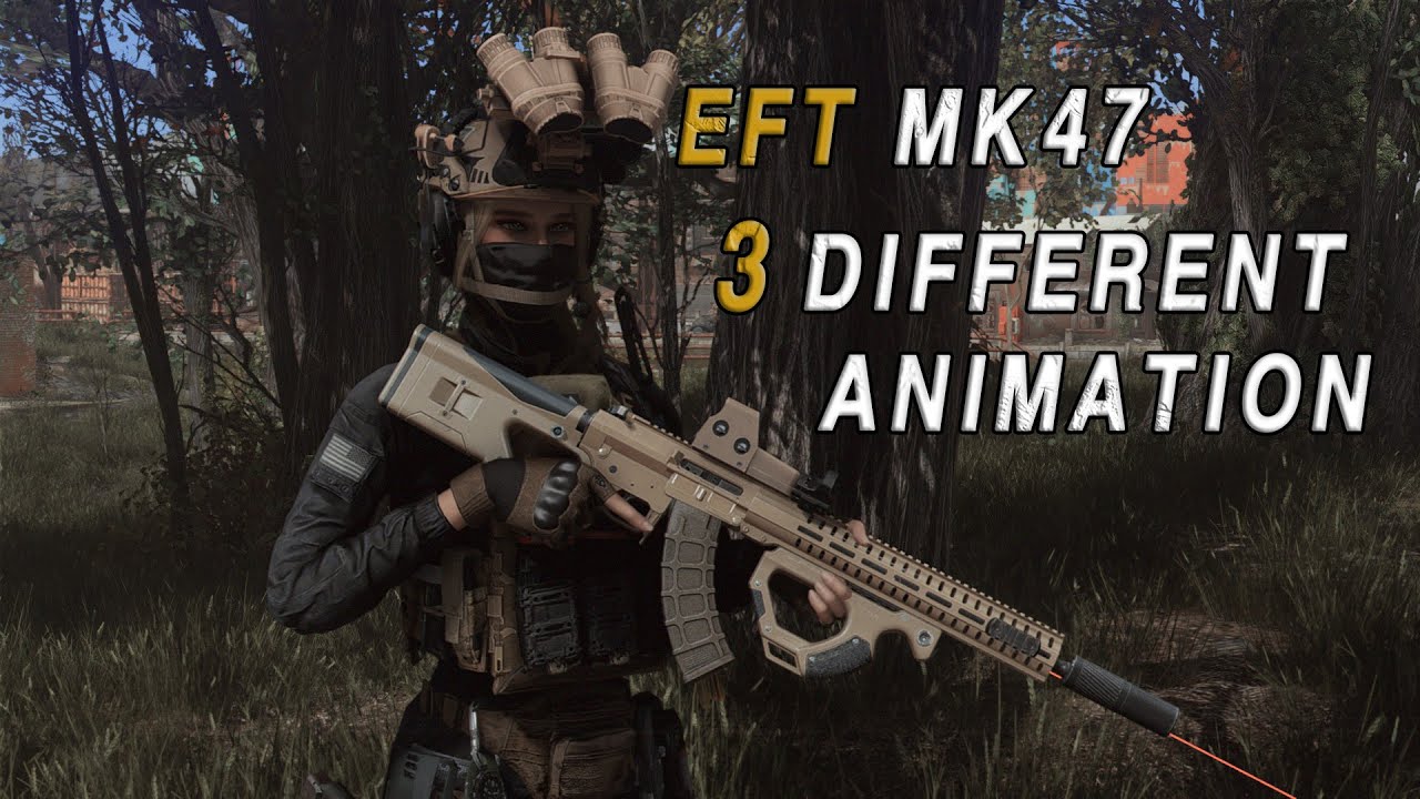 Fallout 4 MOD EFT MK47 3 Different Animation - YouTube