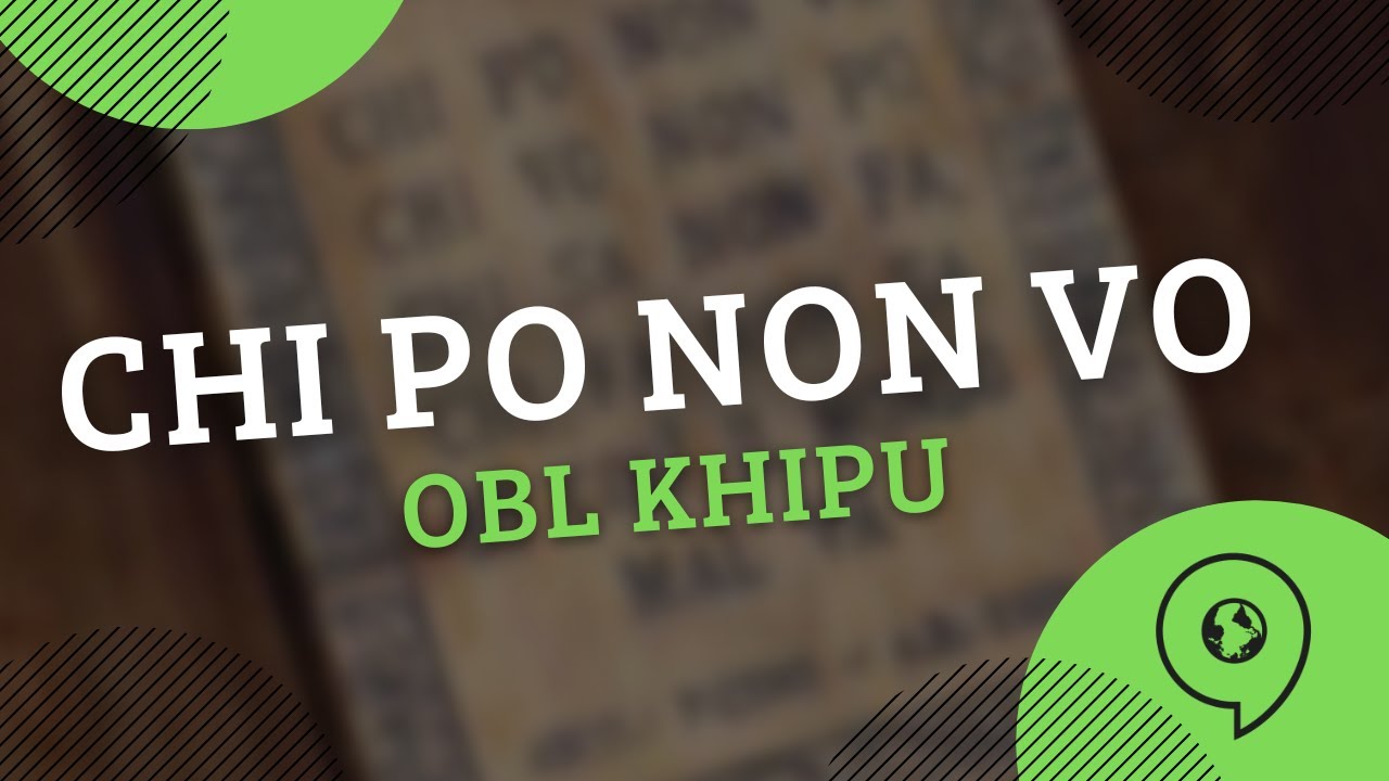 Quem pode não quer, quem quer não pode... Resolução Chi po non vo (OBL ...