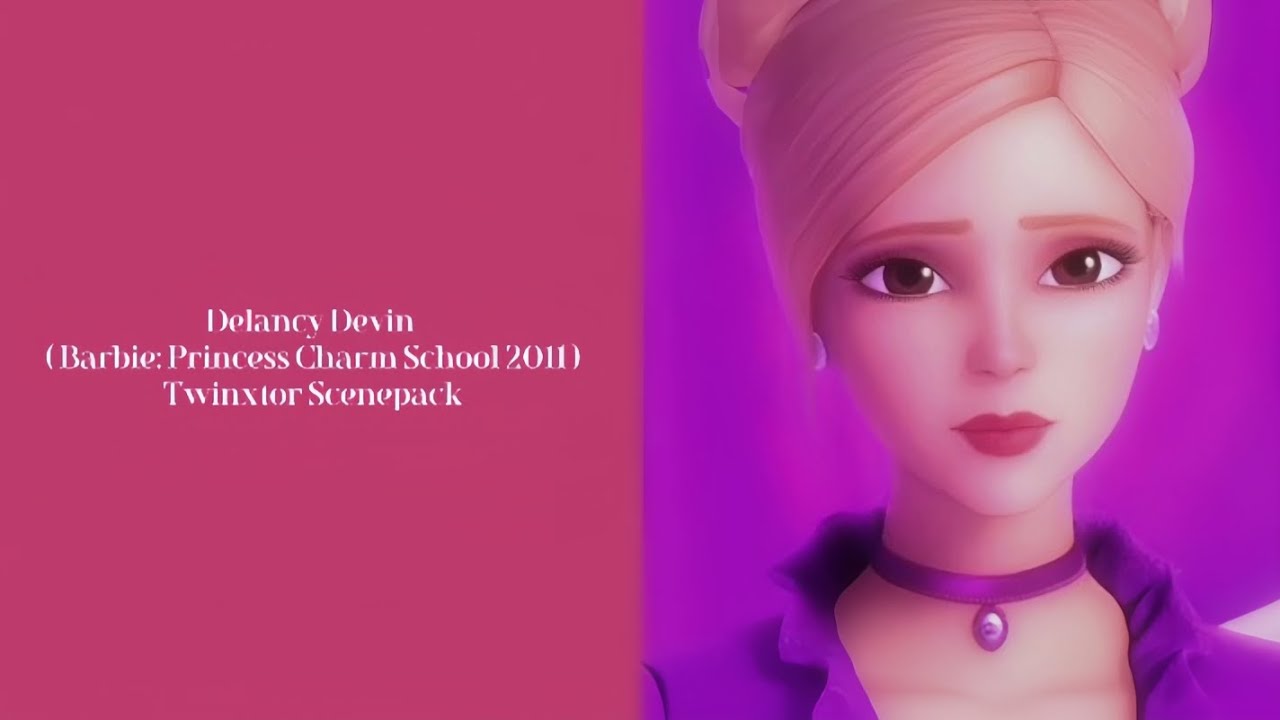 Barbie Princess Charm School - Delancy Devin Twinxtor Scenepack - YouTube
