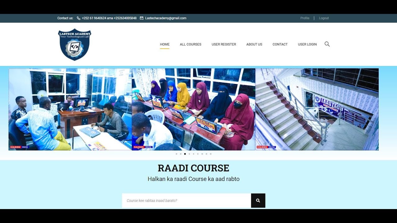 Sidee isaga diiwan gelin kartaa website ka Lastech Academy? - YouTube