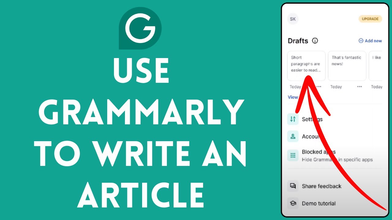 How to Use Grammarly to Write an Article (2024) | Grammarly Tutorial ...