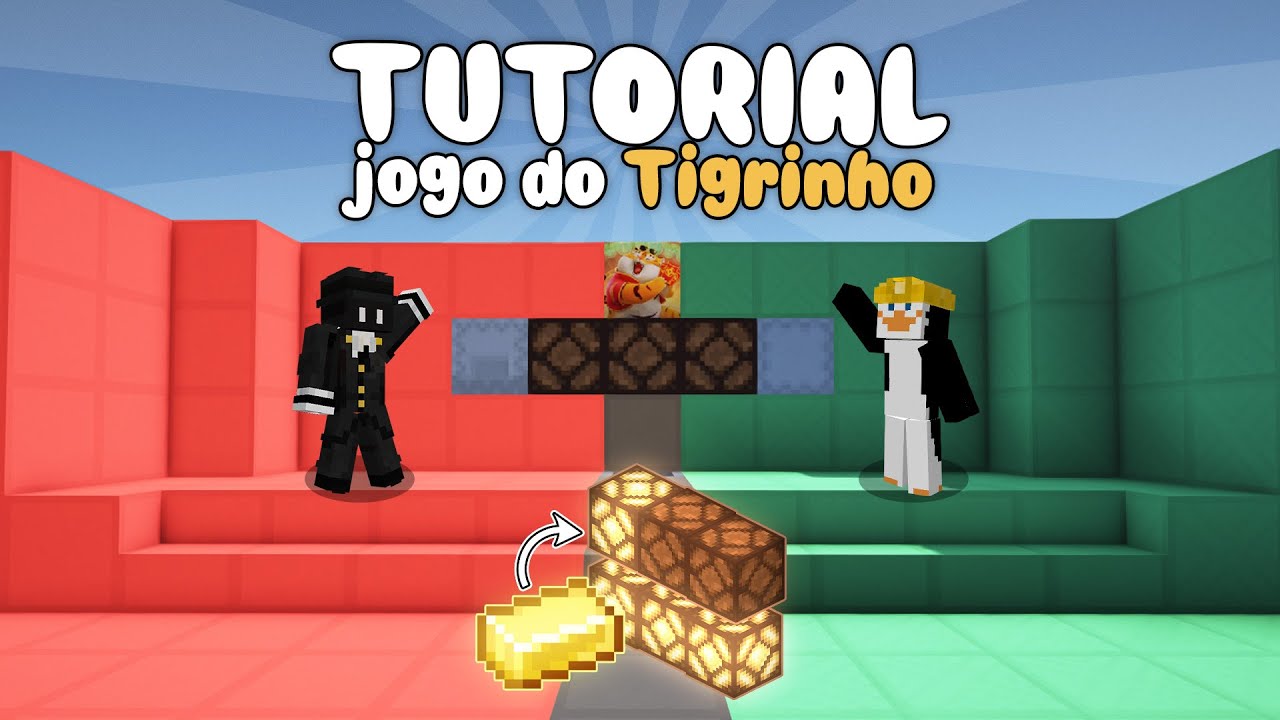Como fazer o JOGO DO TIGRINHO no Minecraft! - YouTube